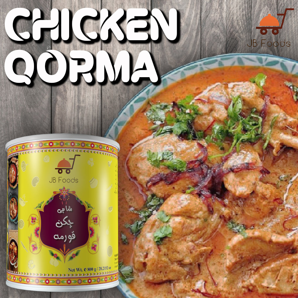 Shahi Chicken Korma Can - 800 Grams - Ready to Eat – JB Foods Pakistan
